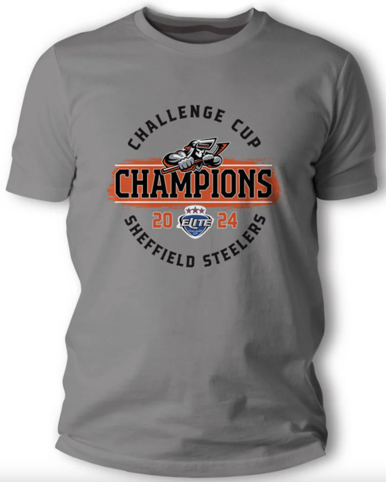 NEW Champions Merch on Sale – Sheffield Steelers