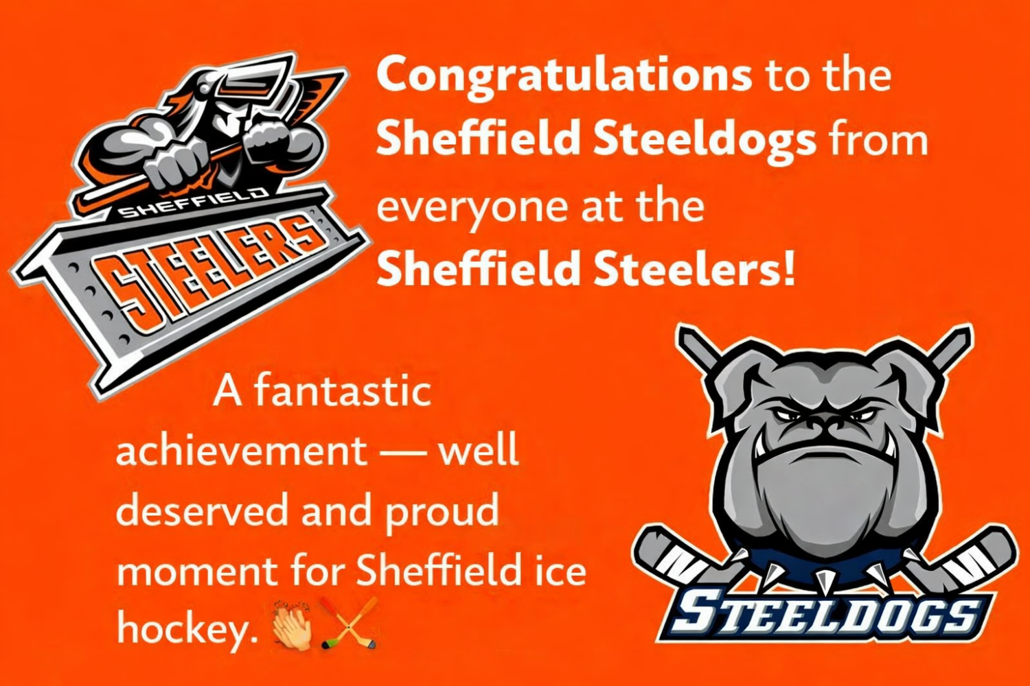 Congratulations to the Steeldogs on Making the Play Off Semi Finals ...